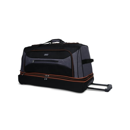 Coleman - Coleman 30 Rolling Drop Bottom Duffel Bag, Grey - Walmart.com