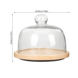 COSMOBETTY Dessert Dome Wood Square For Bakery Tool 1 Set 7.86x7.86x7 ...