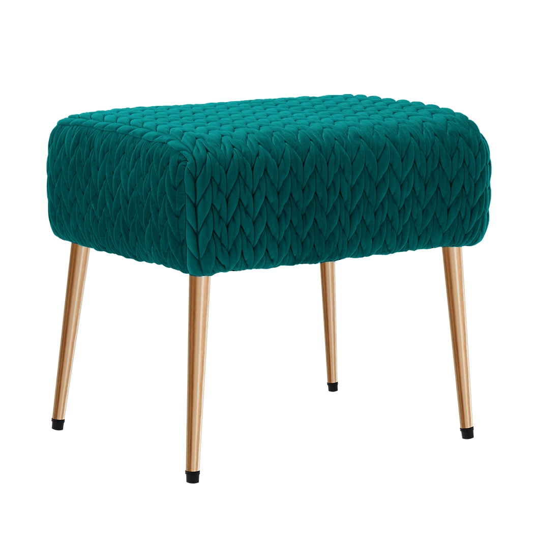 Duhome Modern Ottoman Bench Vanity Chair Makeup Chair Square Ottoman ...