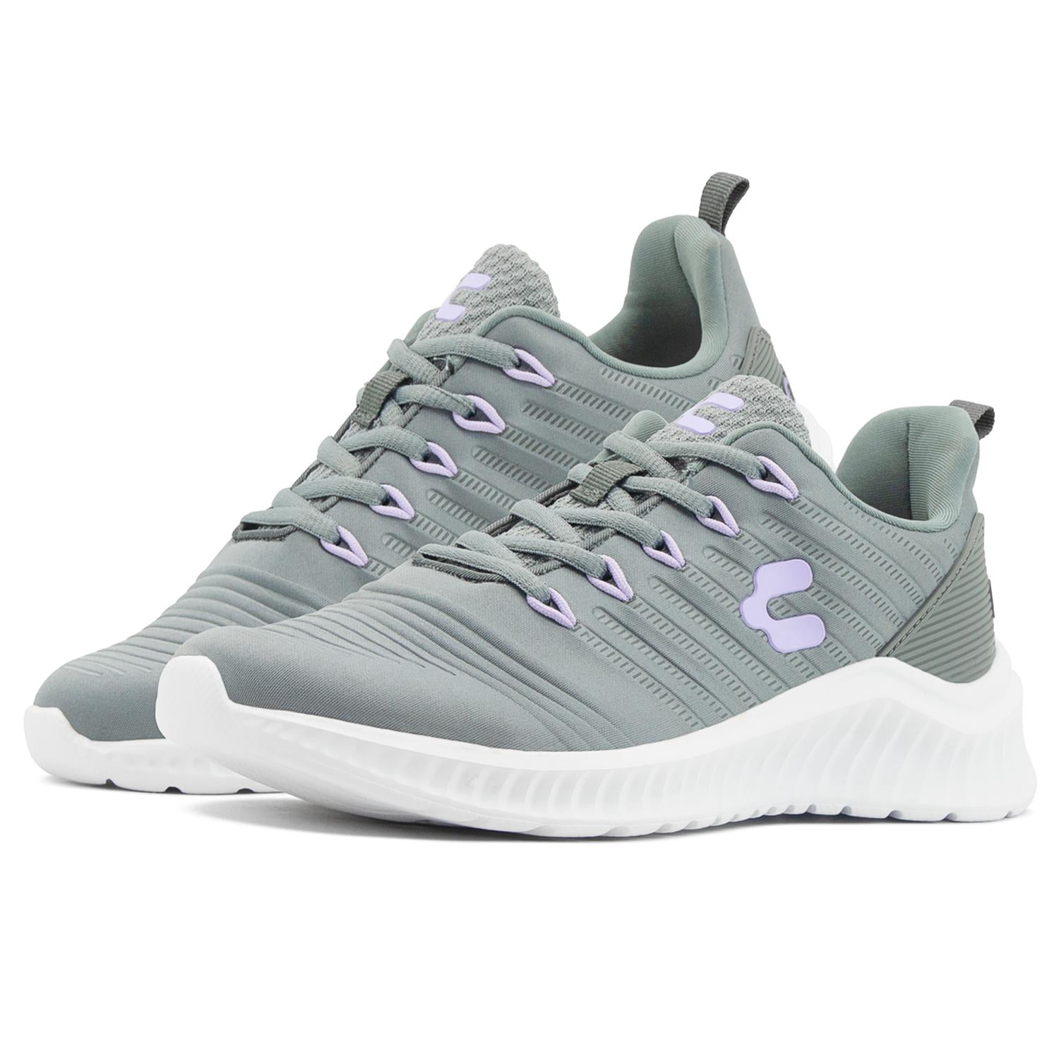 Tenis Sport Para Dama Charly Caminata Crossfit Gris 25 Charly 1049723