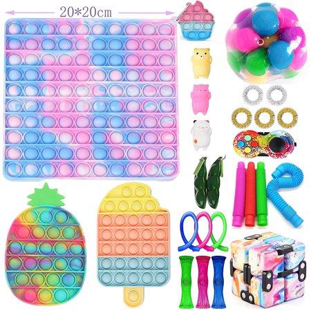 Fidget HALO Set, Big Fidget Pack, Sensory Pop Bubble Stress Relief HALO ...