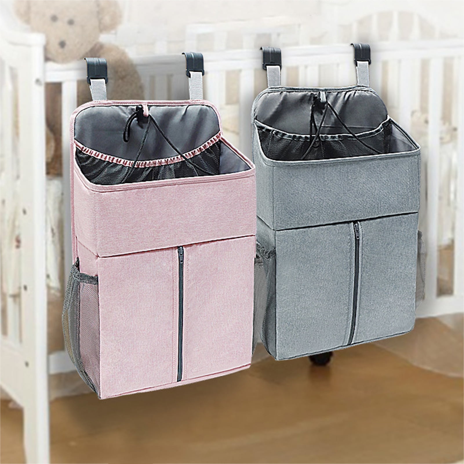 Buy Nursery Organizer and Baby Diaper Caddy Baby Crib Diapers Stacker ...