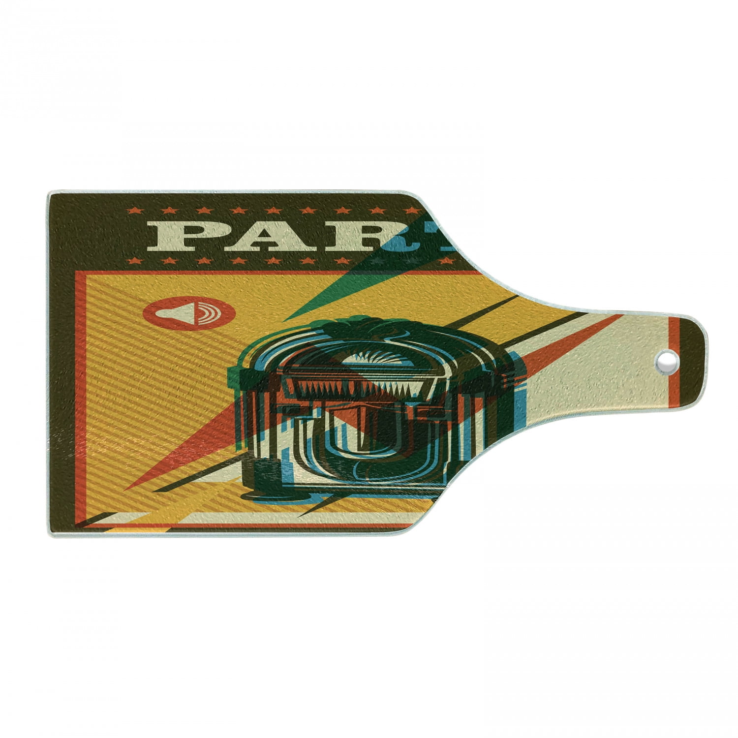 Jukebox Cutting Board, Digital Retro Print Party Themed Old Antique ...