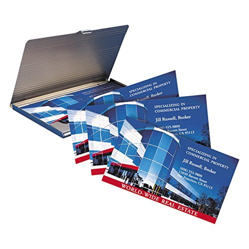 Avery 5881 Laser Glossy Business Cards 2 x 3-1/2 White 8 per Sheet 160 ...