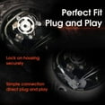 Lasfit H7 LED Headlight Bulbs w/Retainer Adapter Hi/Lo Beam Headlight ...