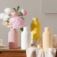 Atefa Ceramic Flower Vase, Minimalist Decor, Modern Home Decorative ...