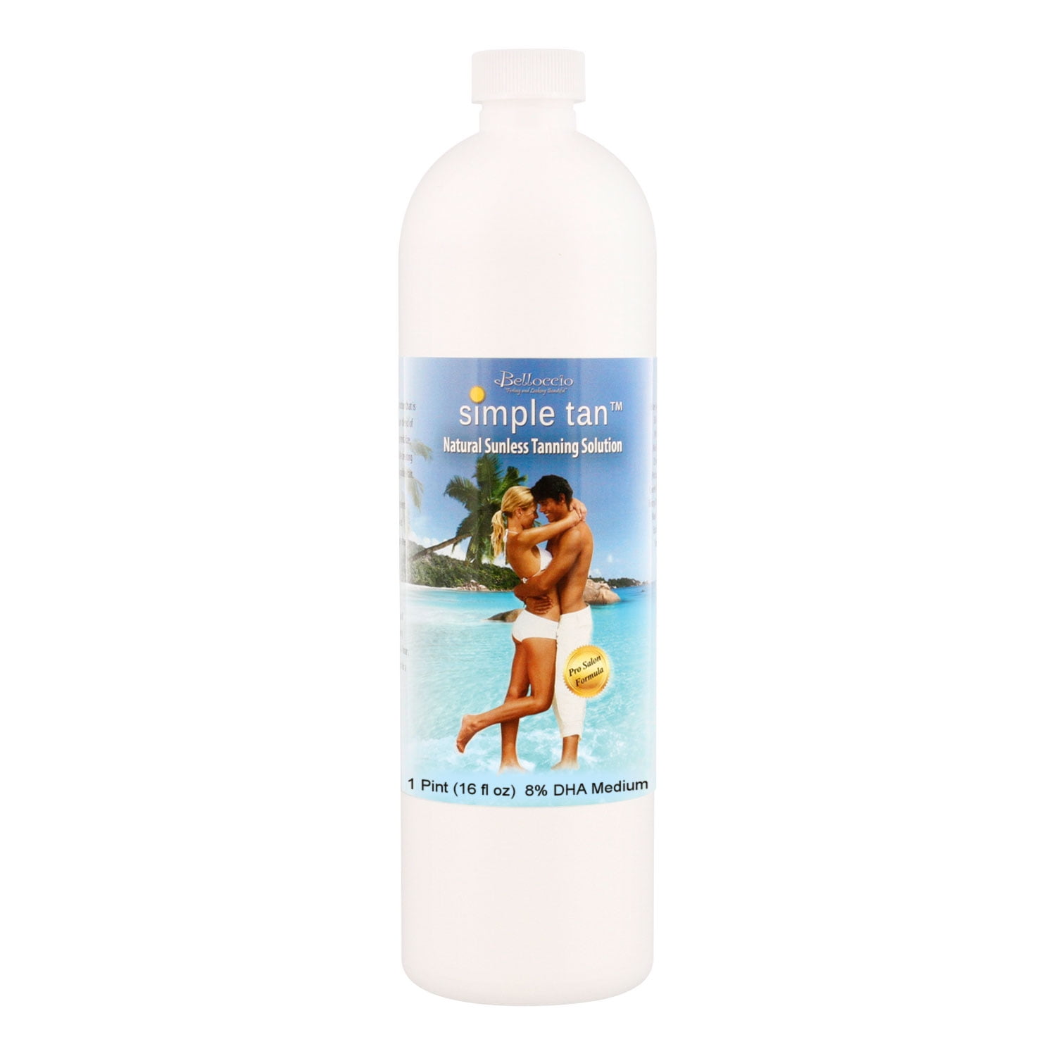 Pint Belloccio Simple Tan 8% DHA Medium Sunless Airbrush Spray Tanning ...