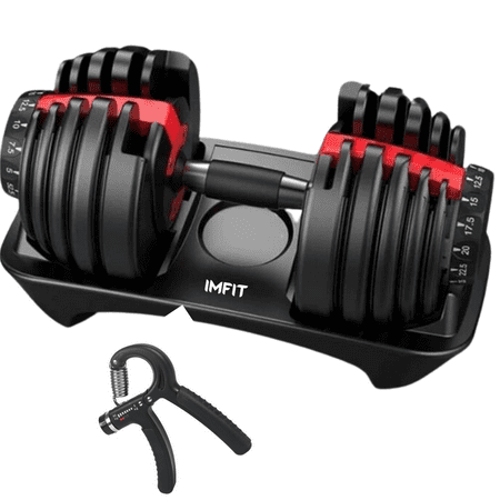 IMFit 5- 52Lbs Adjustable Dumbbells (Quantity- 1) |Free Hand Grip ...