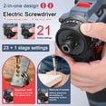Electric Screwdriver Torque Motor Screw 21v 55nm Torque 55nm Torque
