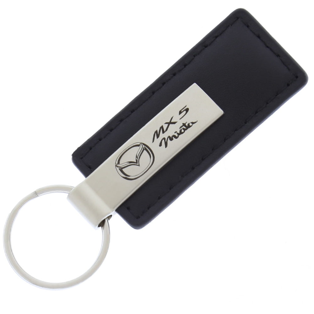 Mazda Miata MX-5 Keychain & Keyring - Premium Leather - Walmart.com