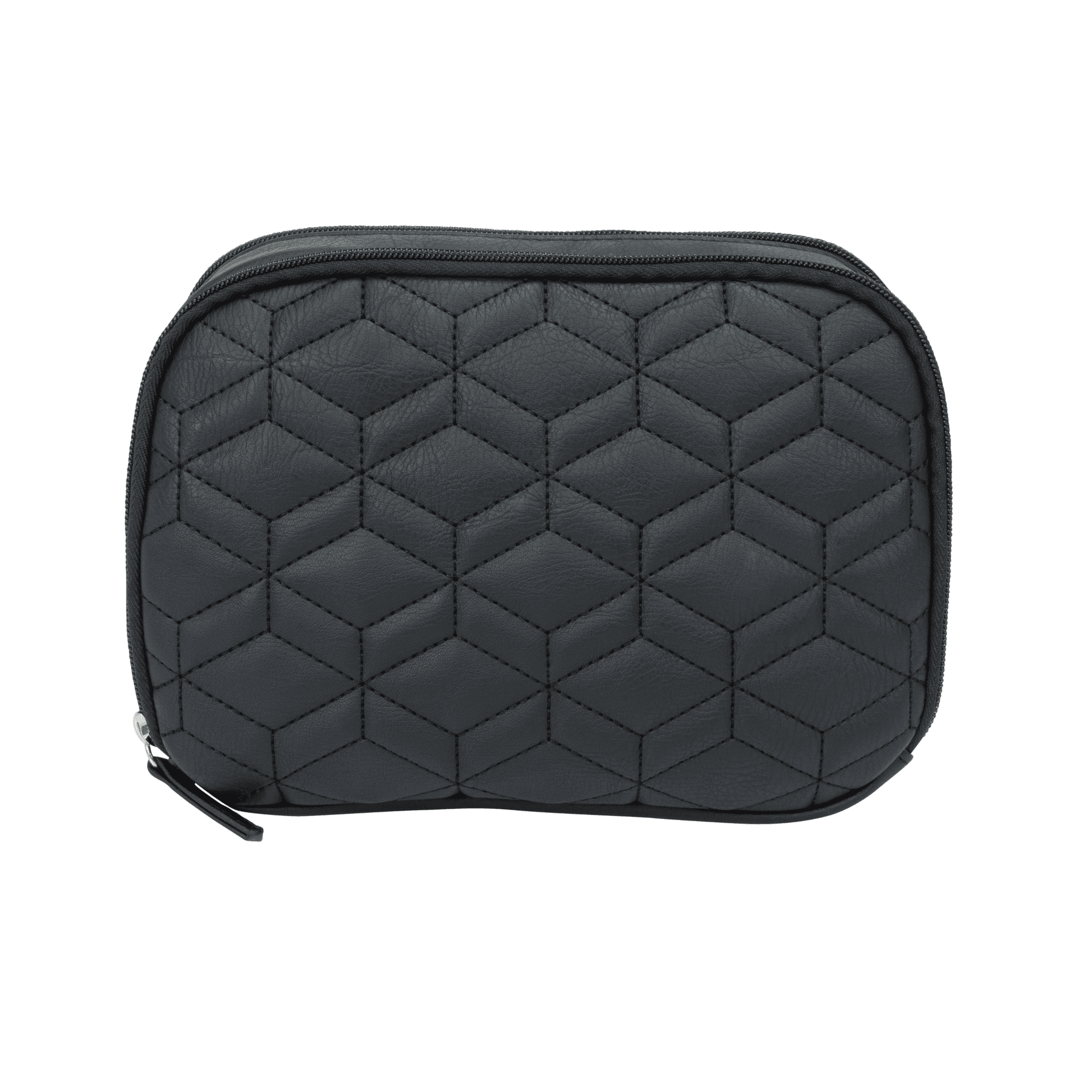 Click here for Equate Beauty Cosmetic Bag - Quilted Triangle Upri... prices