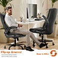 Yoyomax Office Chair, Ergonomic High Back Computer Chair, PU Leather ...