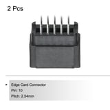 Card Edge Connector Black Socket Straight Connection 10 Pin 2.54mm ...