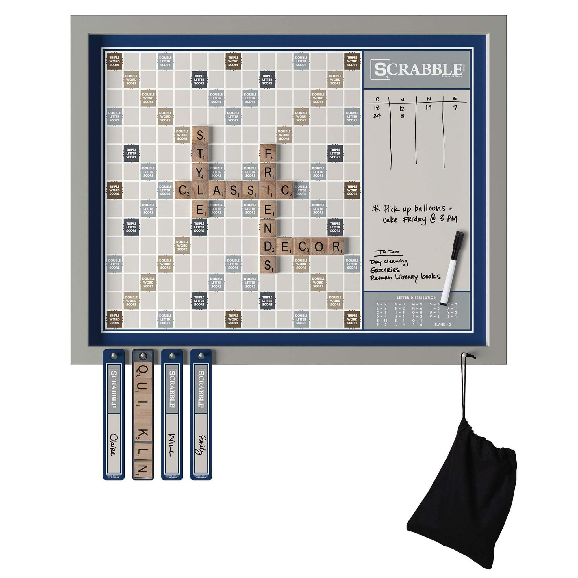 Click here for Ws Game Company Scrabble Deluxe 2-In-1 Wall Editio... prices
