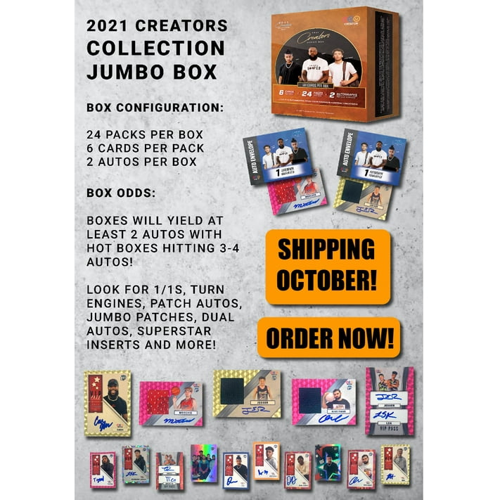 TruCreator, Inc. 2021 Creators Collection Series 1 Trading Card JUMBO ...