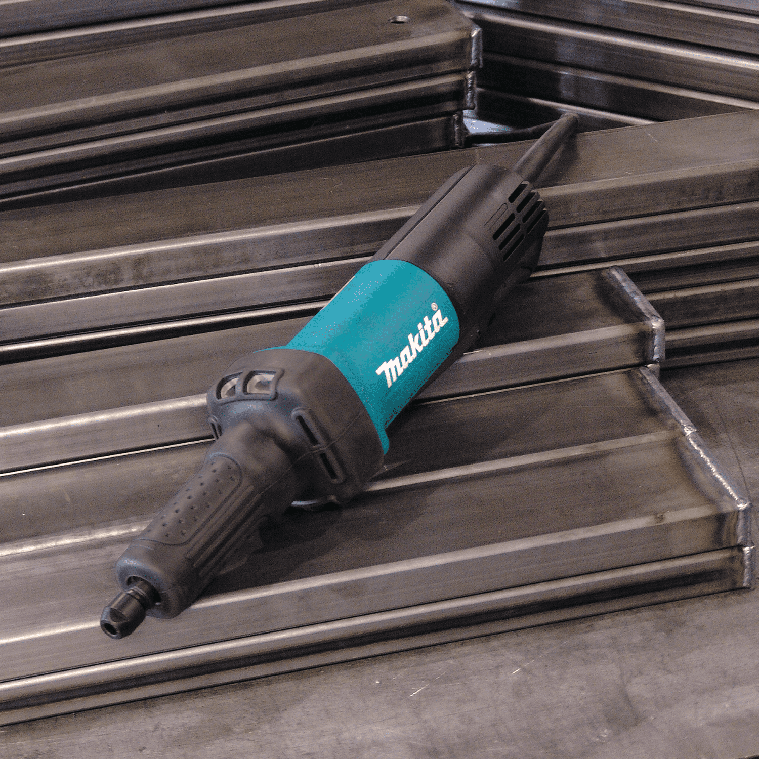Makita Brandclub Makita GD0600 1 4 Paddle Switch Die Grinder with AC DC Switch Blue