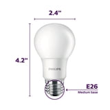 Philips Indoor A19 LED Light Bulb, Soft White, Ultra Efficient, 60 WE ...