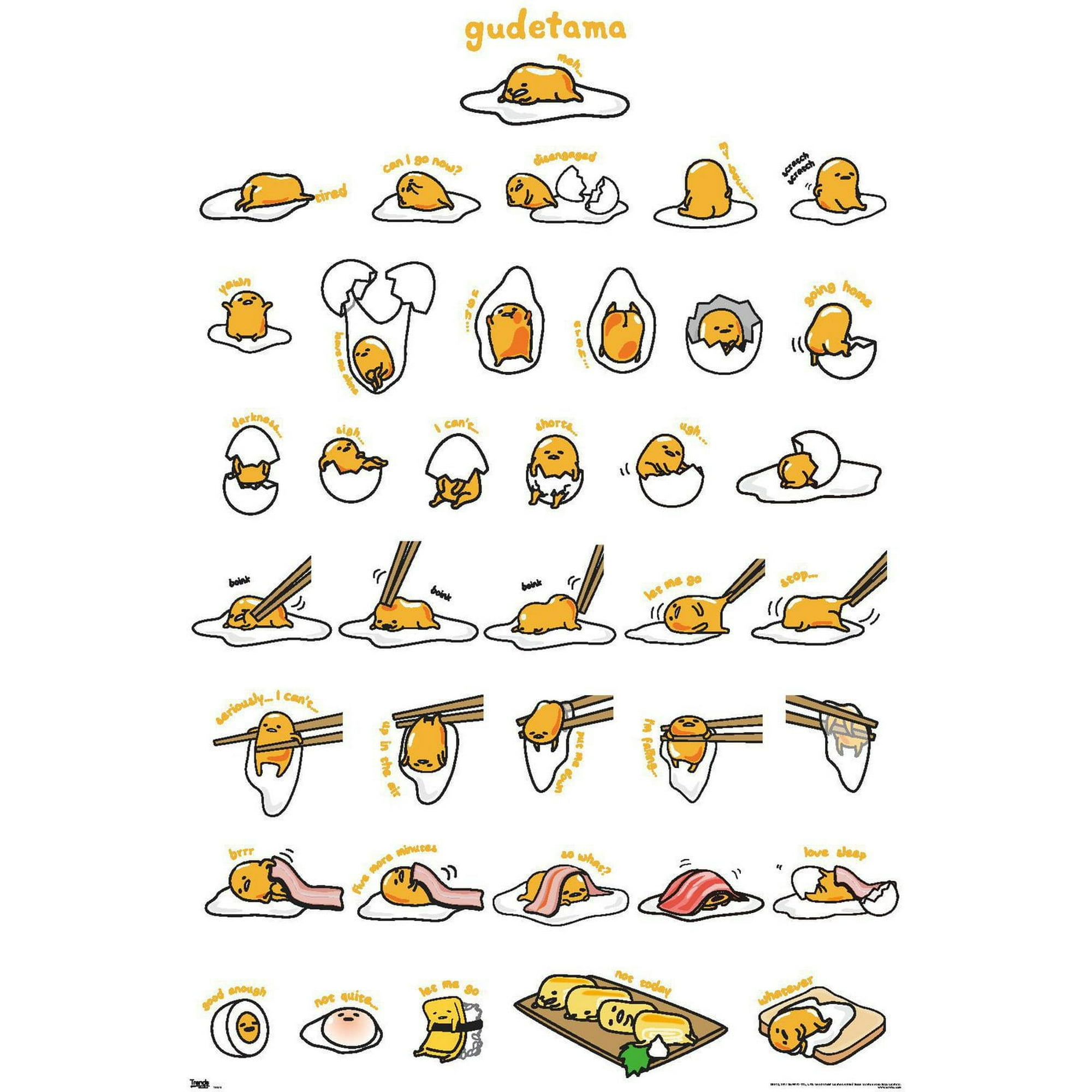 Click here for Trends International Gudetama - Grid Wall Poster... prices