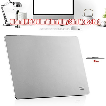 2 Sizes Xiaomi Metal Aluminium Alloy Slim Mouse Pad Large Computer ...