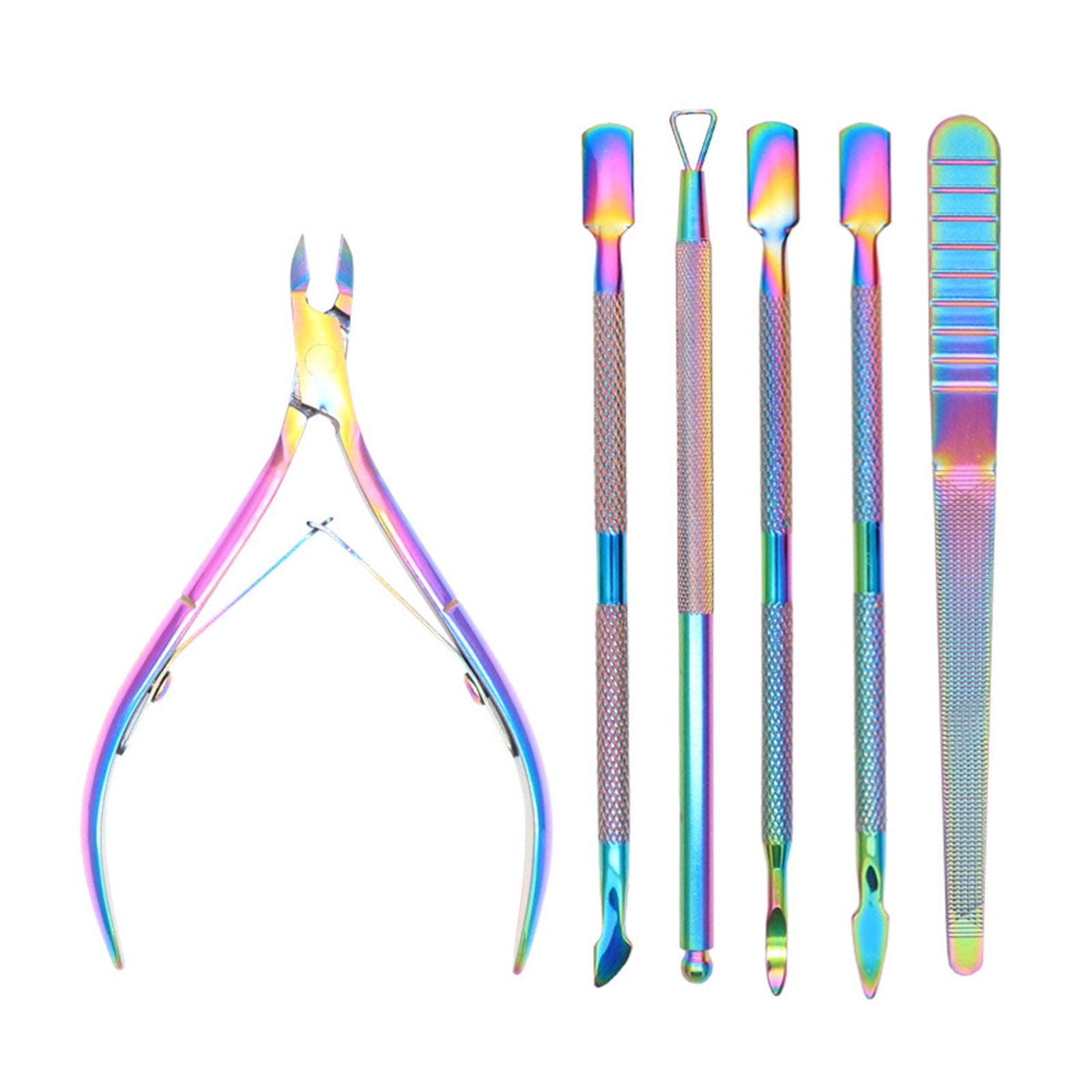 Labymos 6 PCS Cuticle Nipper Trimmers Set Stainless Steel Cuticle ...