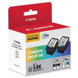Canon - PG-275 XL / CL-276 XL Value Pack, Black (275) and Color (276 ...