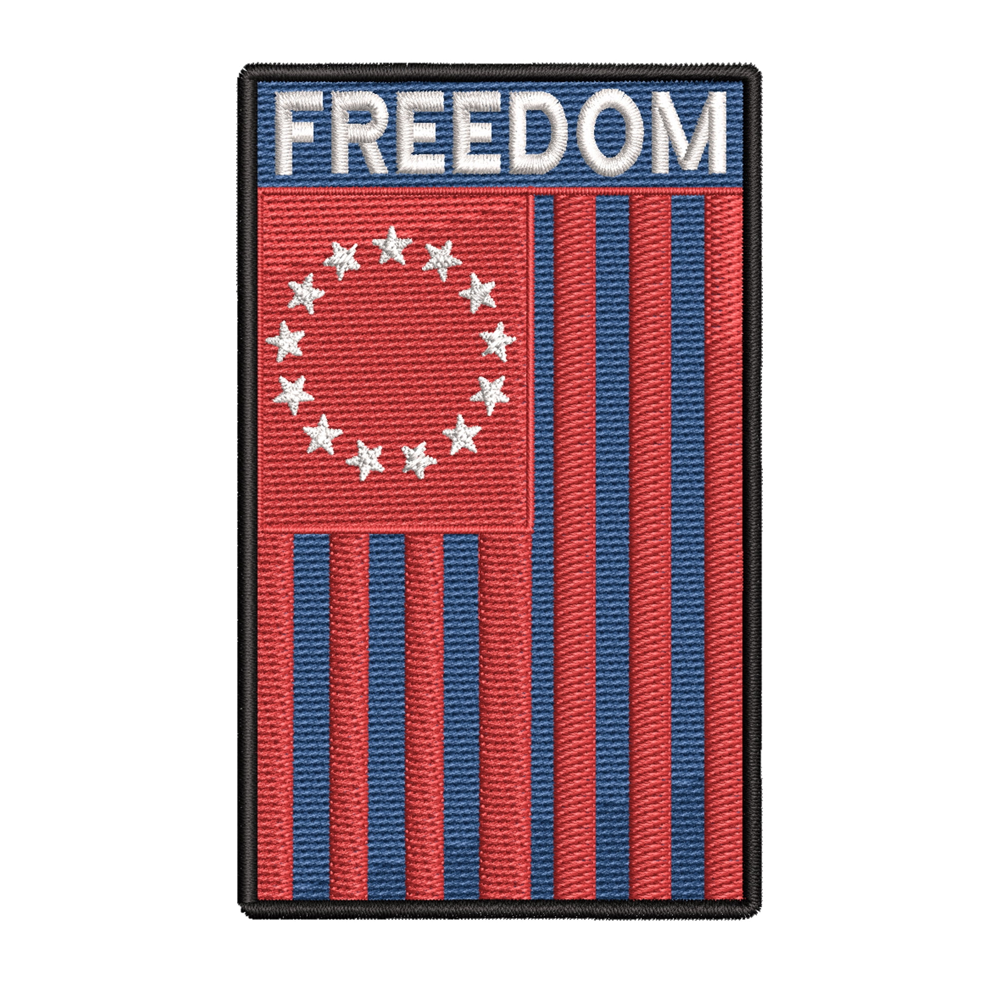 Freedom Betsy Ross Flag Embroidered DIY Iron on or Sew-on Decorative ...