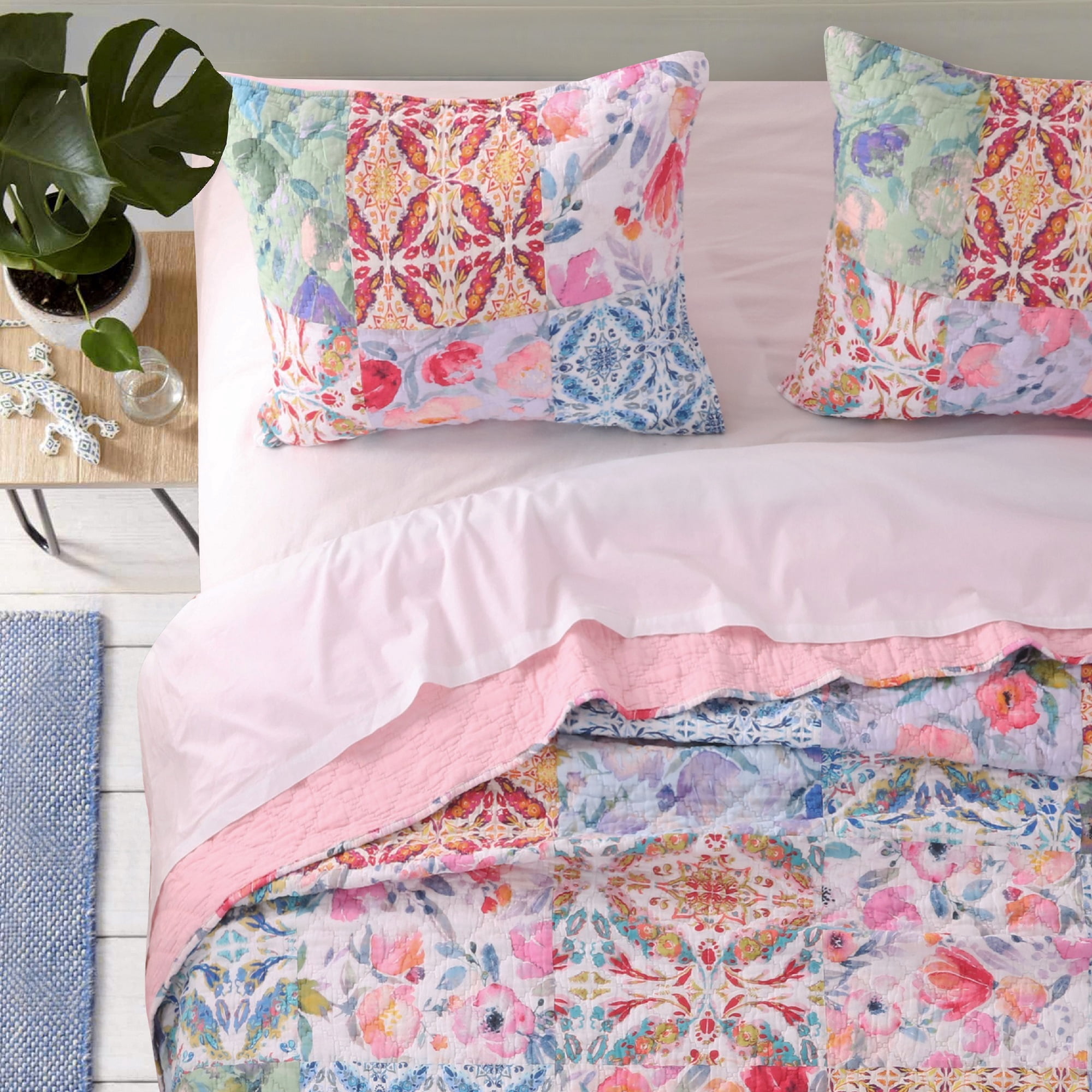 Global Trends Jessica Quilted Pillow Sham - Walmart.com