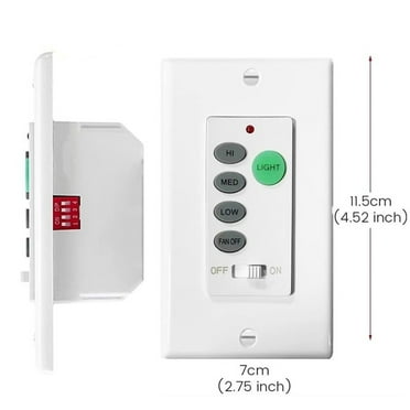 Ceiling Fan Wall Control UC9051T with Reverse by MFP - Walmart.com