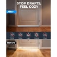 Advanced Fuzzy Door Draft Stopper Noise Blocker -阻挡 wind, dust, noise ...