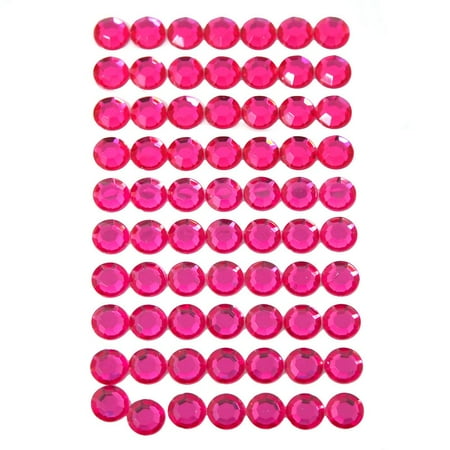Round Adhesive Diamond Gem Stickers, Garden Rose, 12mm - Walmart.com