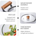 Clear Glass Pot for Cooking Borosilicate Glass Stovetop Pot with Lid ...