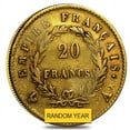 20 Francs Gold Coin, .1867 oz AGW, Abrasions, Random Year, Random Design, Paris Mint - Walmart.com