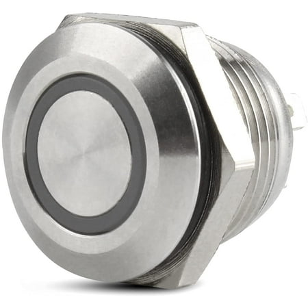 HSD 12mm Momentary Push Button Switch with 12V Indicator Light ...