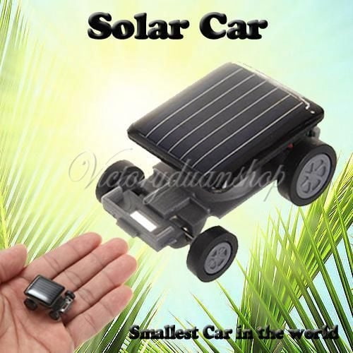 Mini Sunlight Solar Powered Robot Racing racer Car auto Fun Gadget For ...