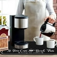 CERPXFF-Fun Coffee Bar Mat 24inx18in, Absorbent Hide Stain Anti-Slip ...