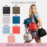 Kedzie Aries Convertible Bucket Bag 3-Way Backpack Crossbody Strap ...