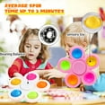 SCIONE 10 Pack Pop Fidget Spinners, Multicolor Sensory Toys for Kids ...
