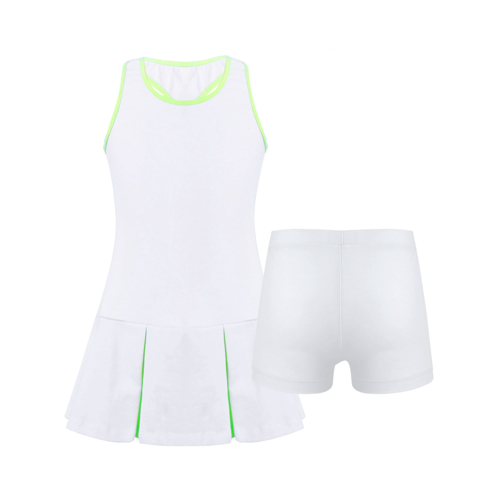 Click here for Iefiel Kids Girls 2 Piece Tennis Outfit Sleeveless... prices