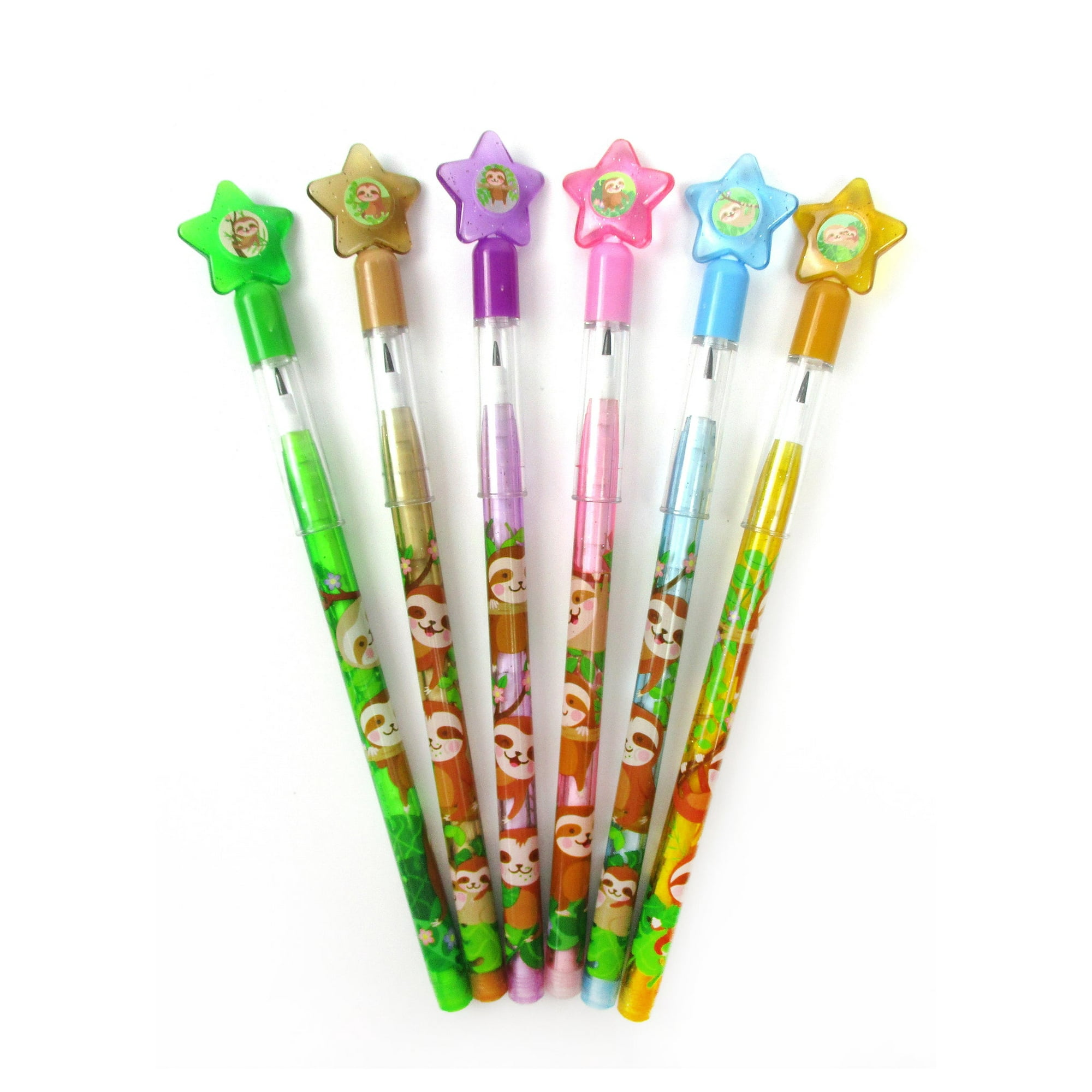 Click here for Tinymills 24 Pcs Sloths Multi Point Pencils prices