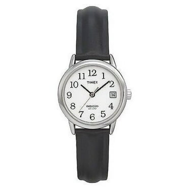 Women's Timex Easy Reader Watch with Leather Strap- Gold/Black ...