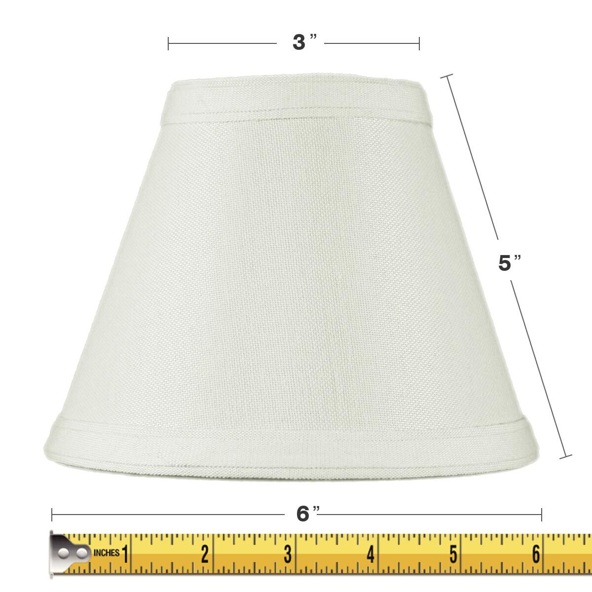 3x6x5 Hard Back Empire Candle Clip Lamp Shade Light Oatmeal - Walmart.com
