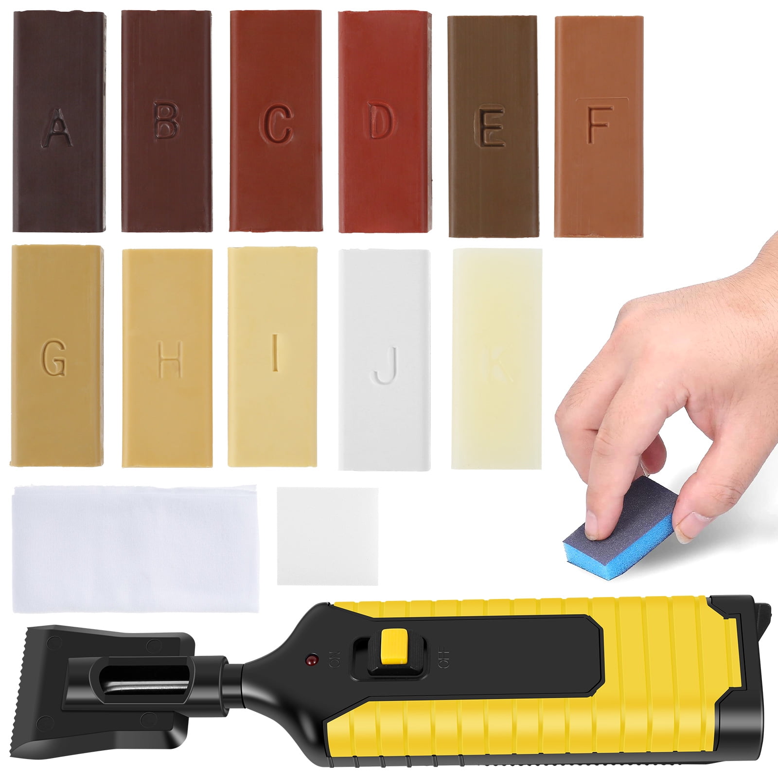 Adifare Laminate Repairing Kit,Wood Floor Repair Kit DIY Manual ...
