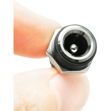 Gikfun DC Power Supply Jack Socket Female Panel Mount Connector 5.5X2 ...