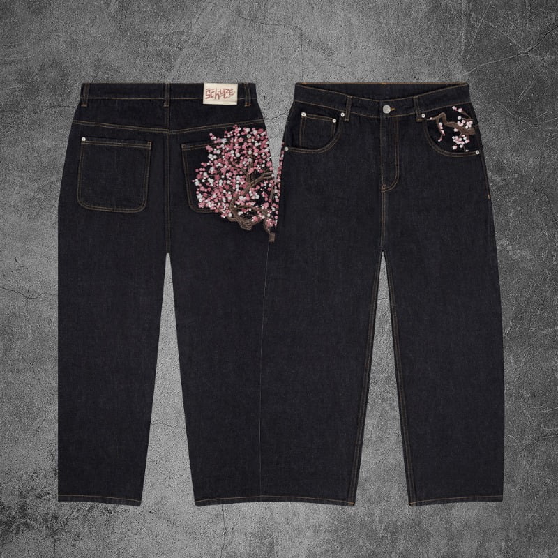 Click here for Caiyingyin Y2k Trendy Baggy Jeans Harajuku Retro B... prices