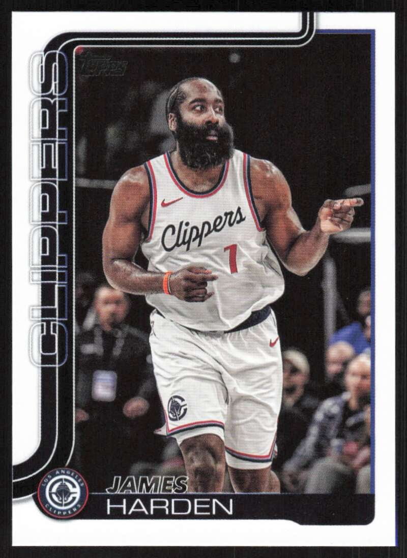 2025-26 TOPPS FLAGSHIP #143 JAMES HARDEN LOS ANGELES CLIPPERS - Walmart.com