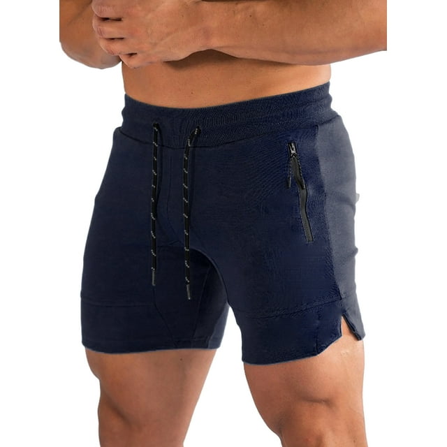 Hood Crew Men's Workout Shorts with Pockets Gym Slim Fit Jogger Traning ...