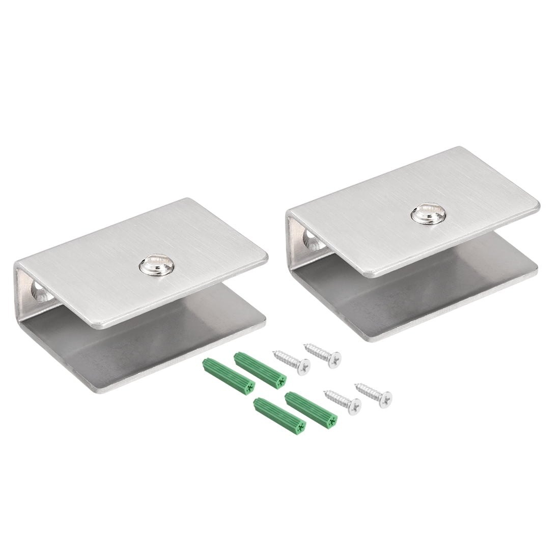 Click here for Unique Bargains Glass Shelf Brackets - Stainless S... prices