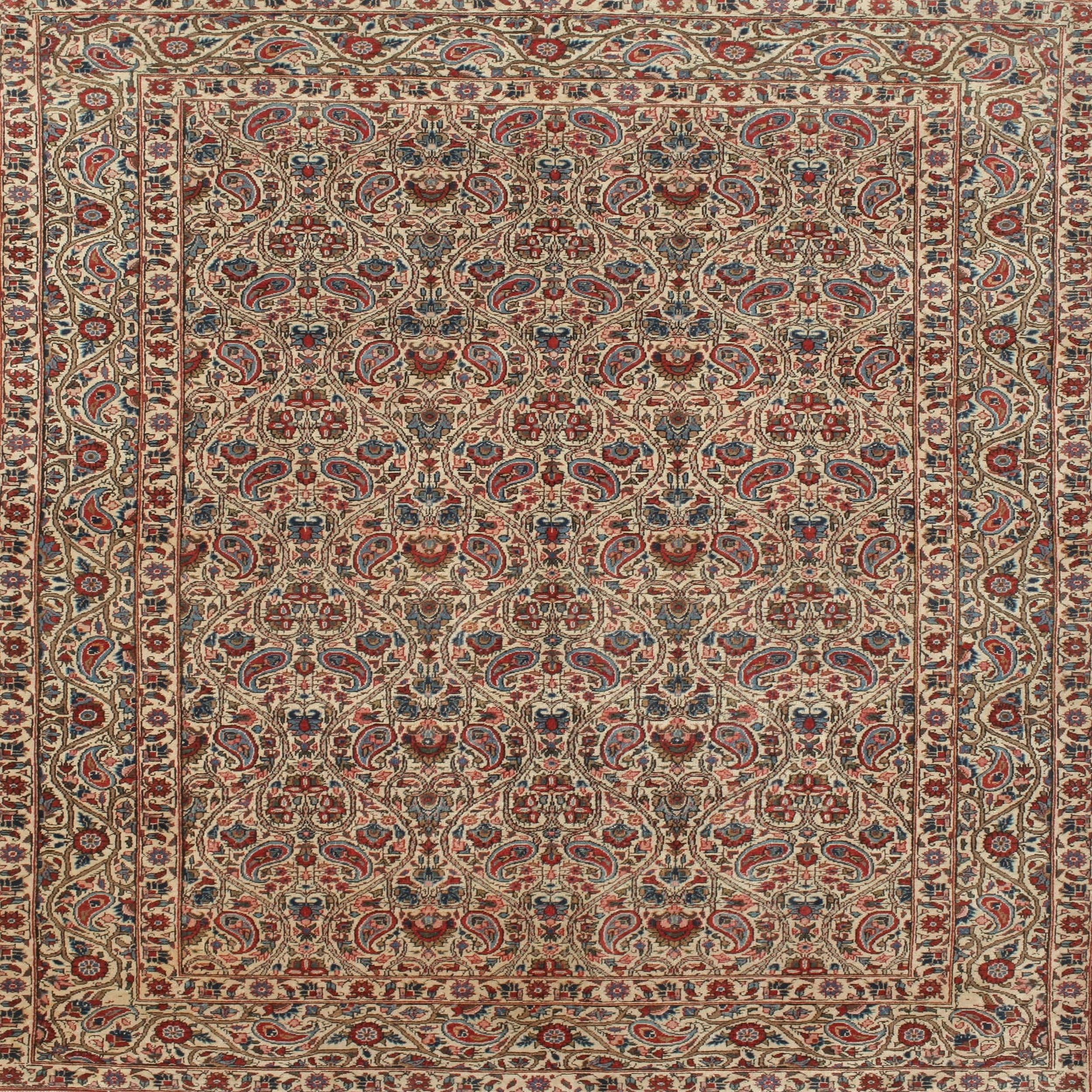 Ahgly Company Indoor Square Traditional Dark Sienna Brown Persian Area ...