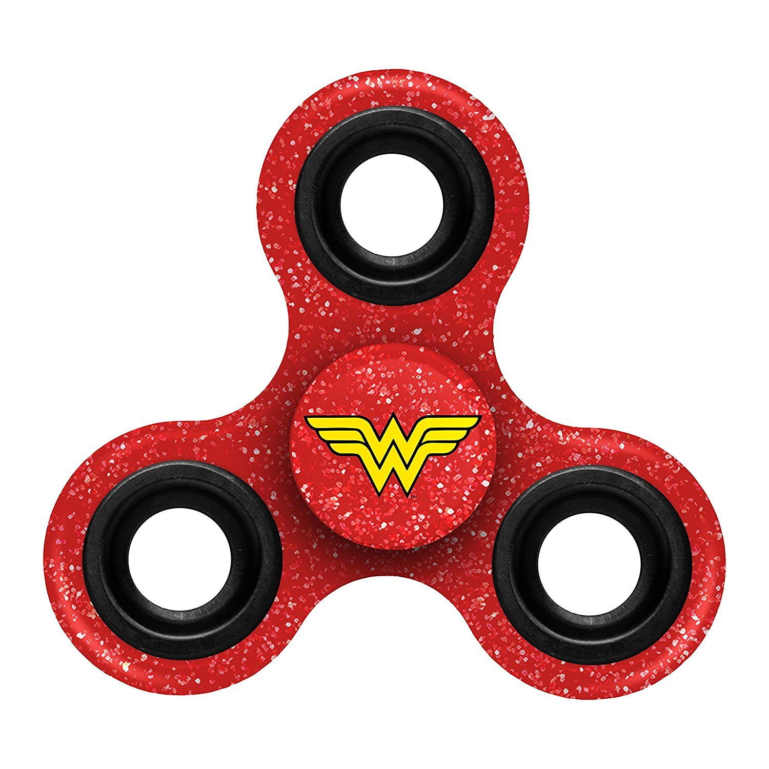 Wonder Woman Super Hero3-Way Diztracto Spinnerz Fidget Spinner ...