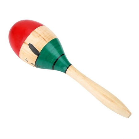 Qiilu Children Maracas, Wooden Maracas,1 Pair of Durable Wooden Maracas ...